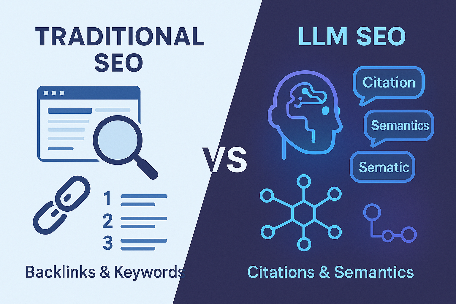 LLM SEO vs Traditional SEO: Key Differences - Get Optimized AI